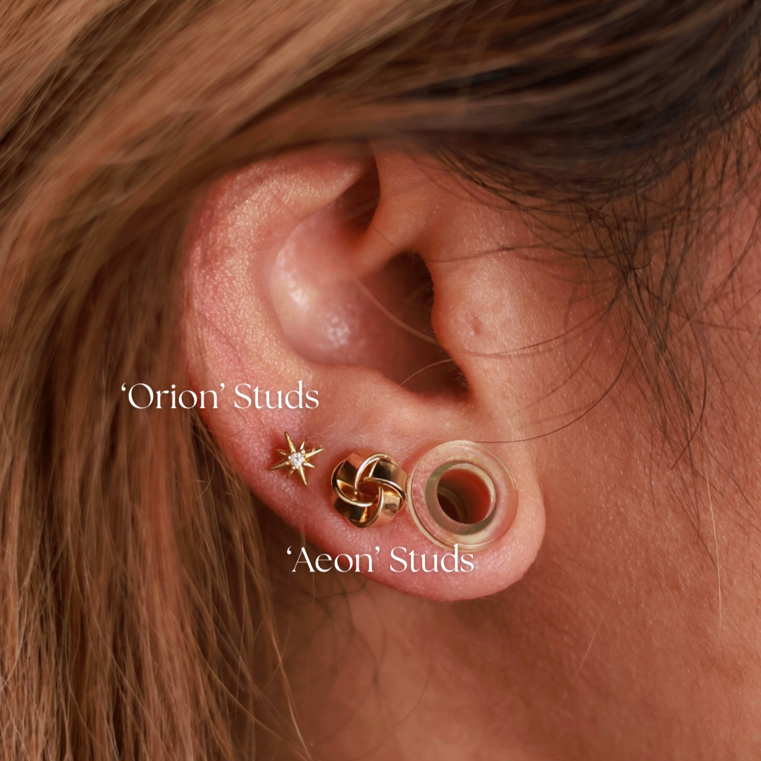 Orion Studs - Gold – victoria gray.